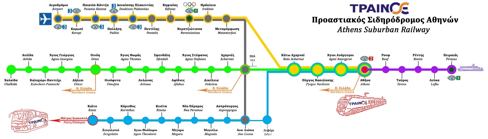 Πληροφορίες για τα Μέσα Μαζικής Μεταφοράς της Αθήνας | Athens Transport